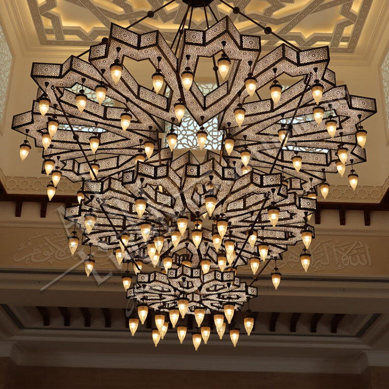 Islamic Lights | Decorative Brass Chandelier | Art Light